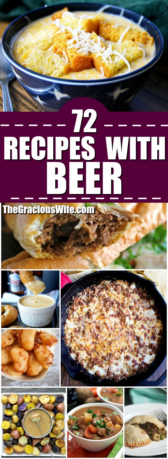 72 Recipes with Beer | The Gracious Wife
